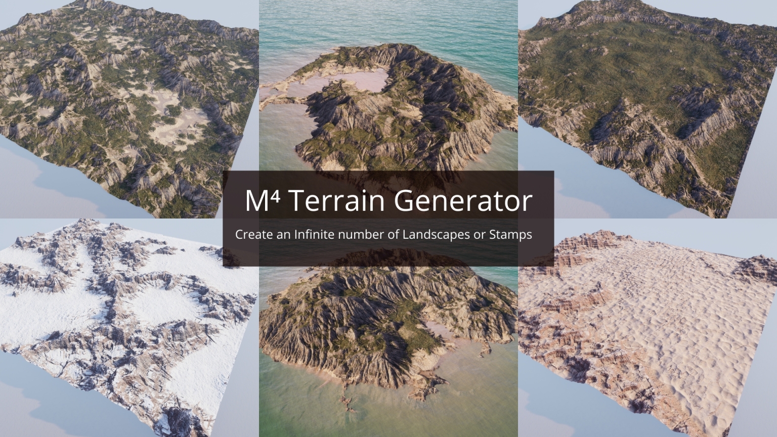 【更新5.5】M4程序化地形-uehoudini - 专业UE工具CG及游戏与素材资源分享平台